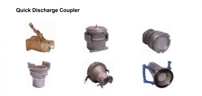 3'' Quick Discharge Coupler Dry Break Coupling With Customized Support ...